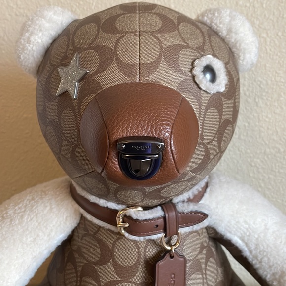 Coach | Other | Coach Bear In Signature Canvas | Poshmark